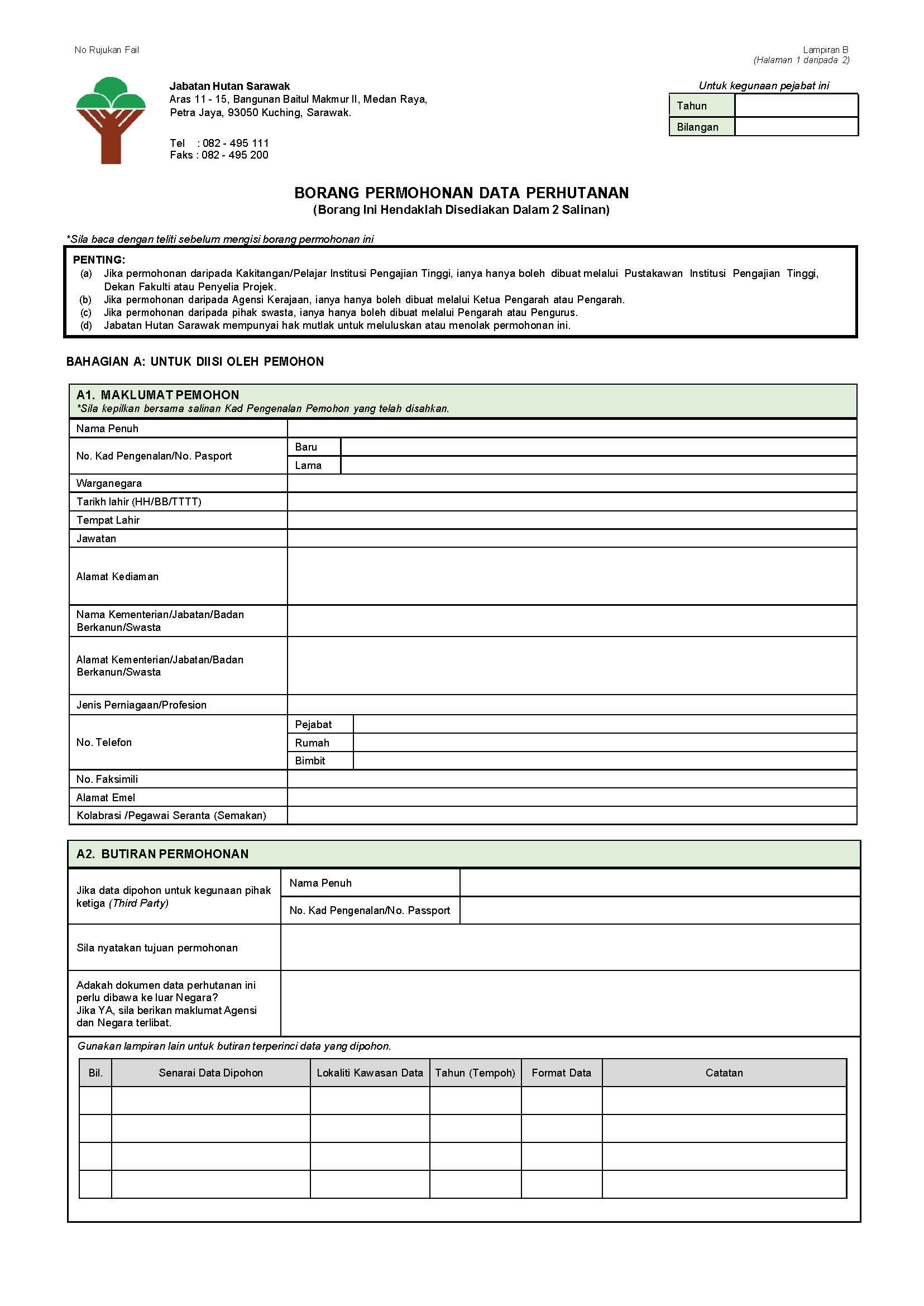 Official Website of Forest Department Sarawak